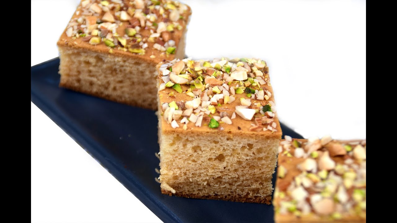 EGGLESS MAWA CAKE WITHOUT MAWA/KHOYA - TEA TIME CAKE - YouTube