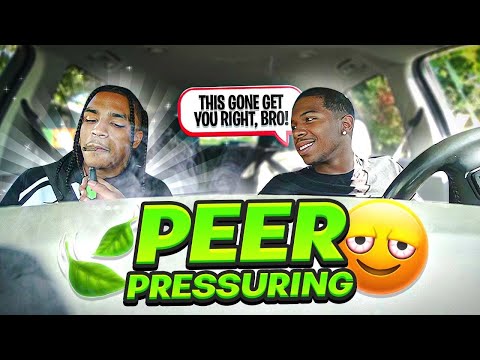 PEER PRESSURING MY LIL SISTERS BOYFRIEND TO HIT THE 🍃 TO SEE IF HE DO IT!👀