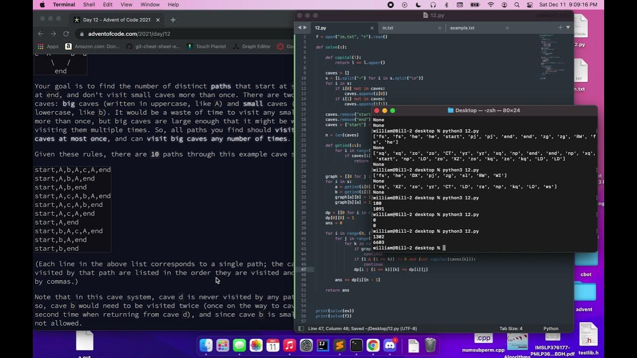 Advent of Code 2021 Day 12 - YouTube