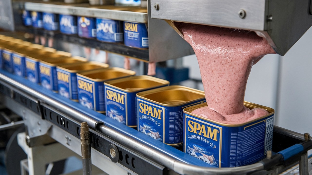 How Millions of SPAM Cans Are Made in a Factory | Canned Meat Factory ...