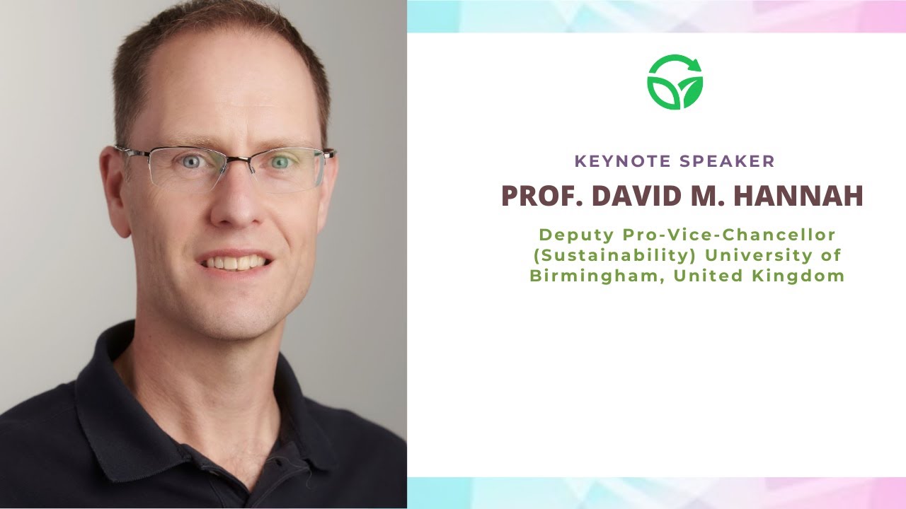 Professor David M. Hannah: Water in a Changing World Addressing Global ...