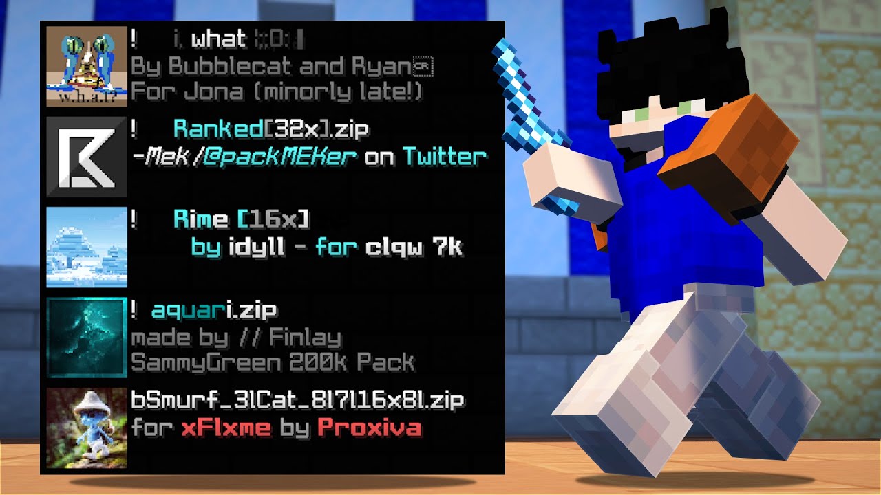 Using YOUR Favourite Bedwars Texture Packs - YouTube