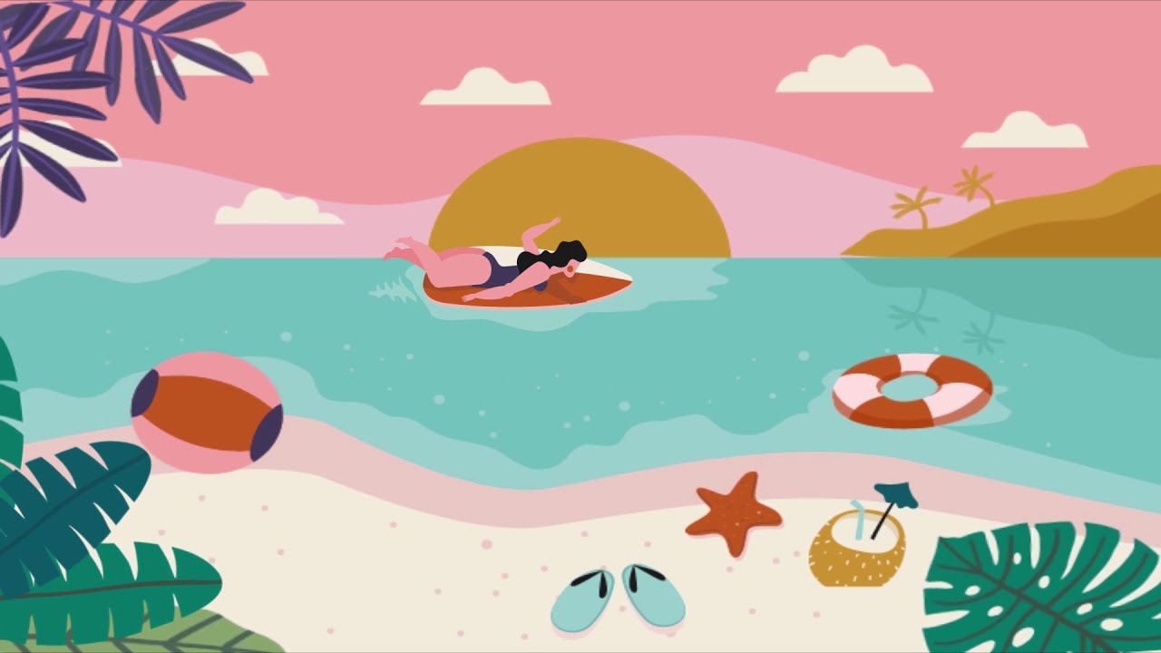 2D ANIMATION /CHARACTER SWIMMIMG ANIMATION / MOTION GRAPHIC / CREATIVE ...