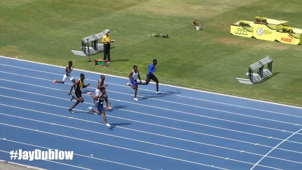 Neil-Matthew Sutherland | Jamaica College | Men 100m HEAT 1 | JAAA/SDF ...