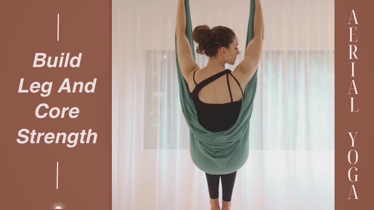 Intermediate Aerial Yoga Flow 🌱 Build Leg and Core Strength (30min ...