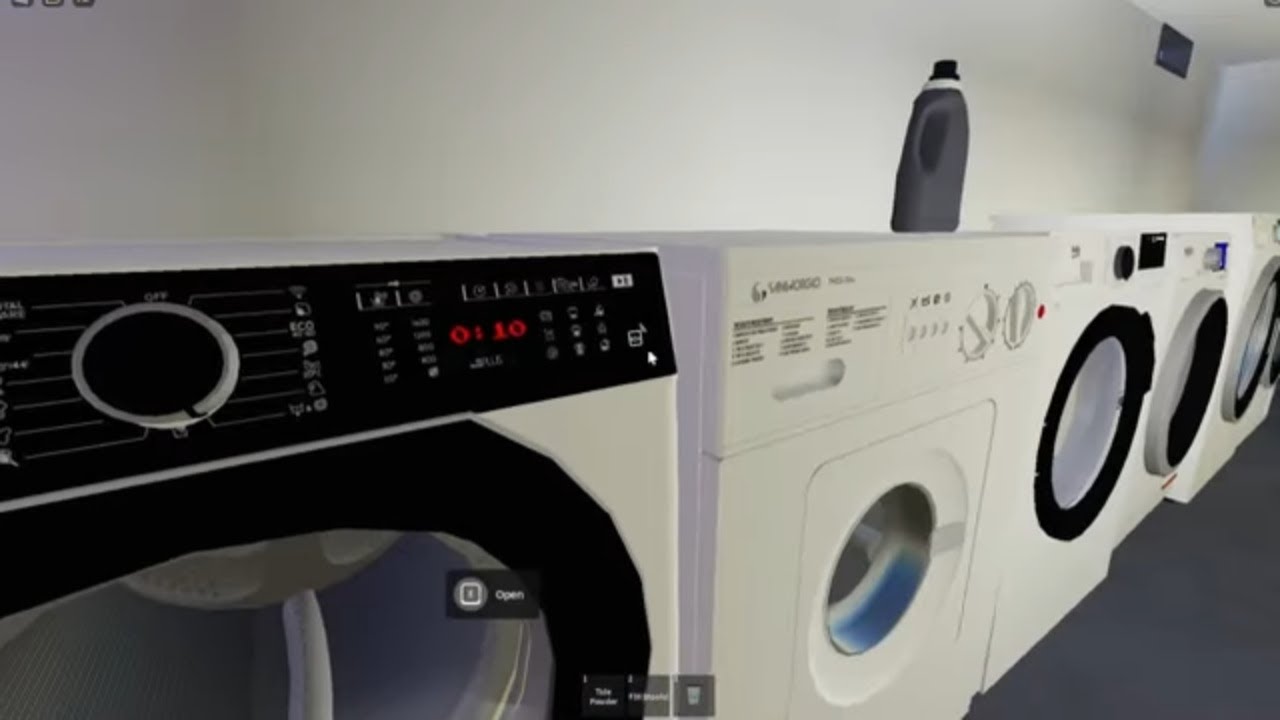 Ultimate Spin Race ROBLOX Washing Machine 😱 Candy, LG, Hotpoint, Beko ...
