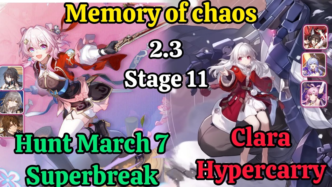 E0 Hunt March 7 Superbreak &E1S1 Clara Hypercarry Memory of chaos stage ...