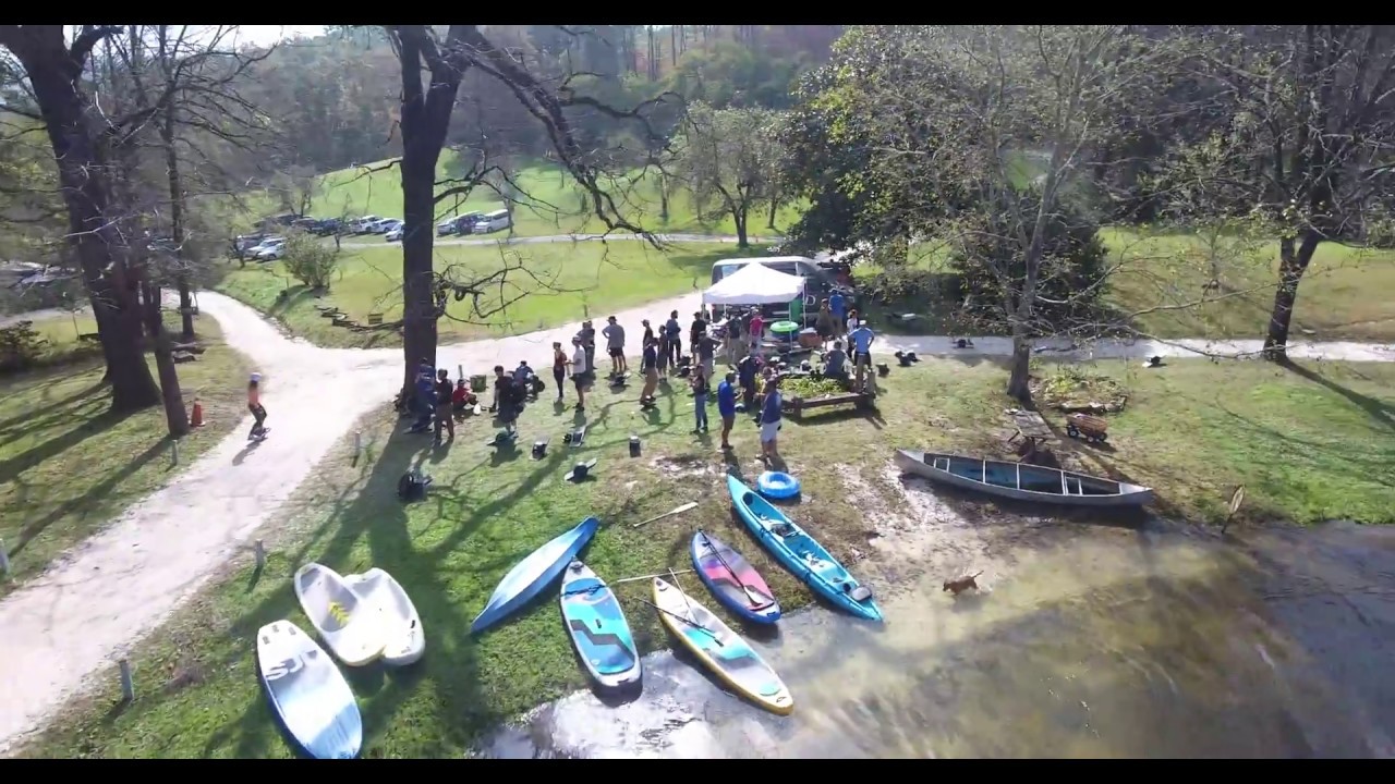 Sarah crosses the finish line with Dustin in tow - YouTube