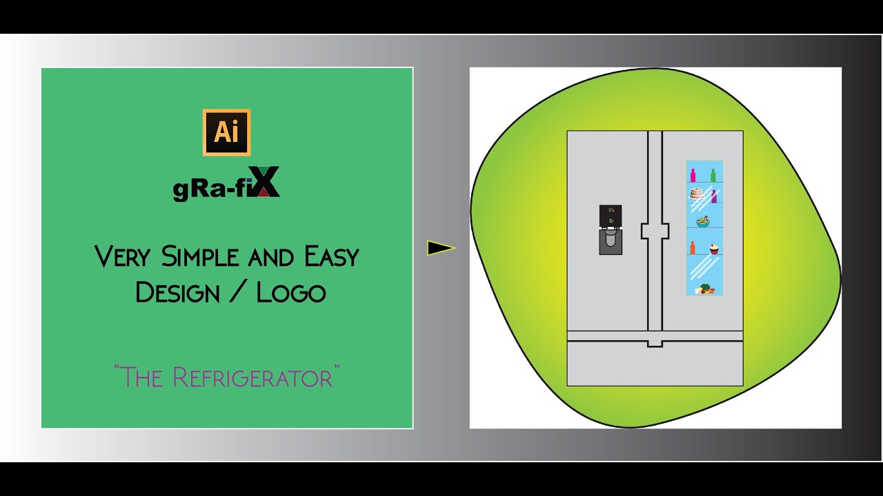 Adobe Illustrator: Very simple and easy design - YouTube