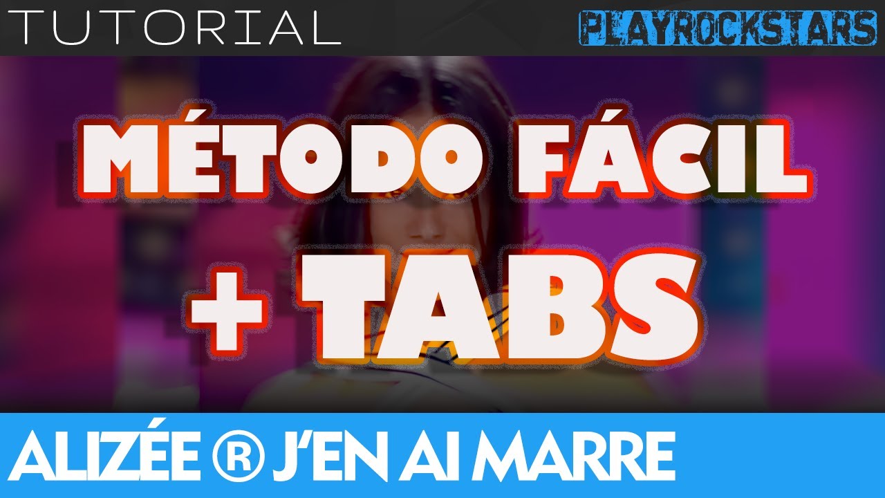 como tocar J'EN AI MARRE en guitarra ALIZÉE ⭐️ TUTORIAL / ACORDES ...