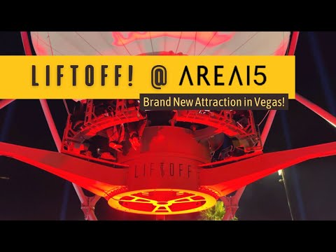 🚀 AREA 15 LAS VEGAS Newest ATTRACTION LIFTOFF! BEST VIEWS in VEGAS ...