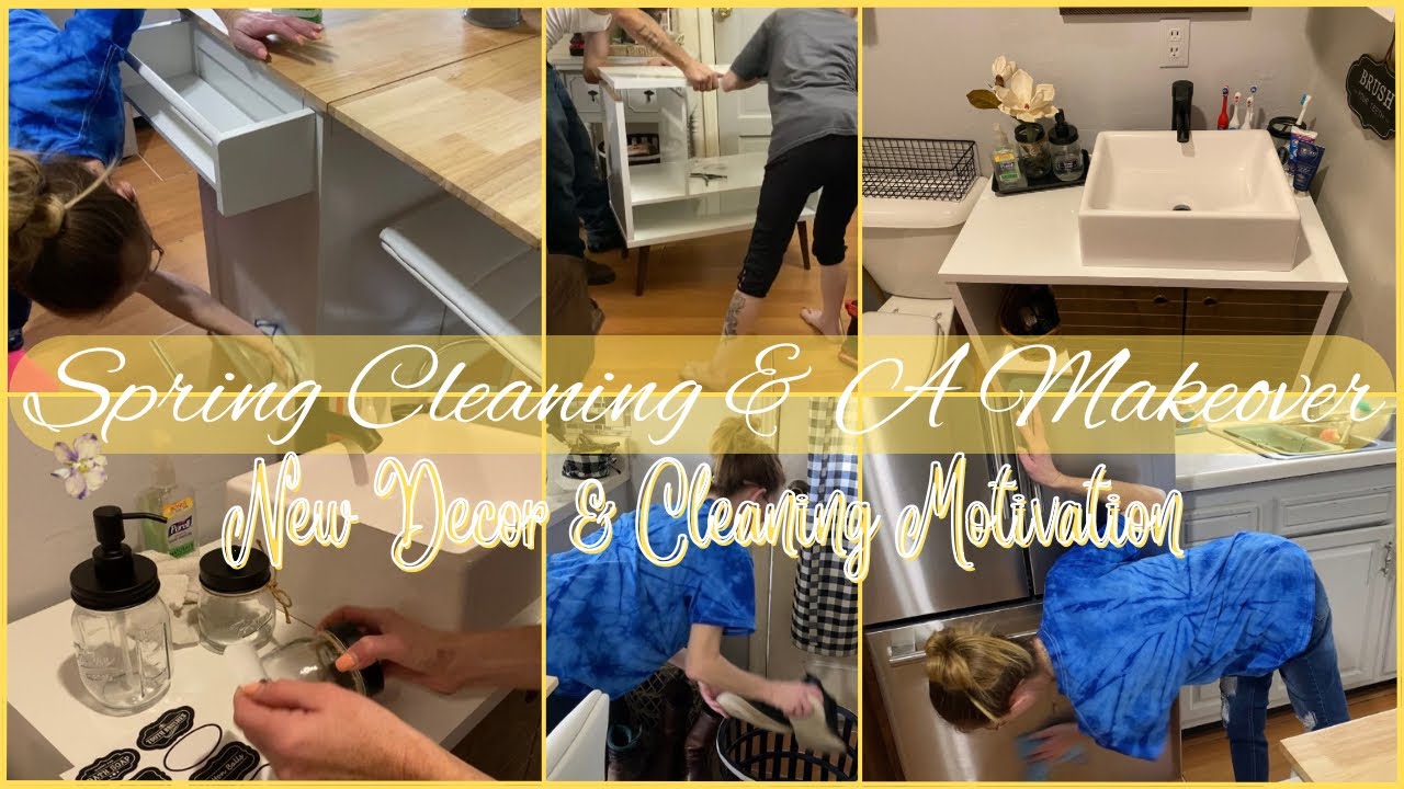 Spring Cleaning & A Makeover | New Decor & Cleaning Motivation | New ...