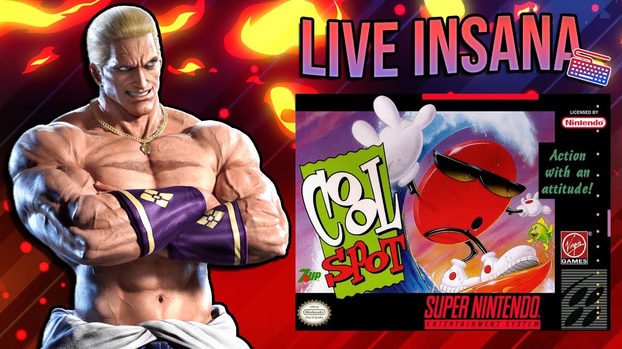 COOL SPOT (SNES), O MASCOTE DESCOLADO DA 7UP + FIGHTER'S HISTORY, KOF ...