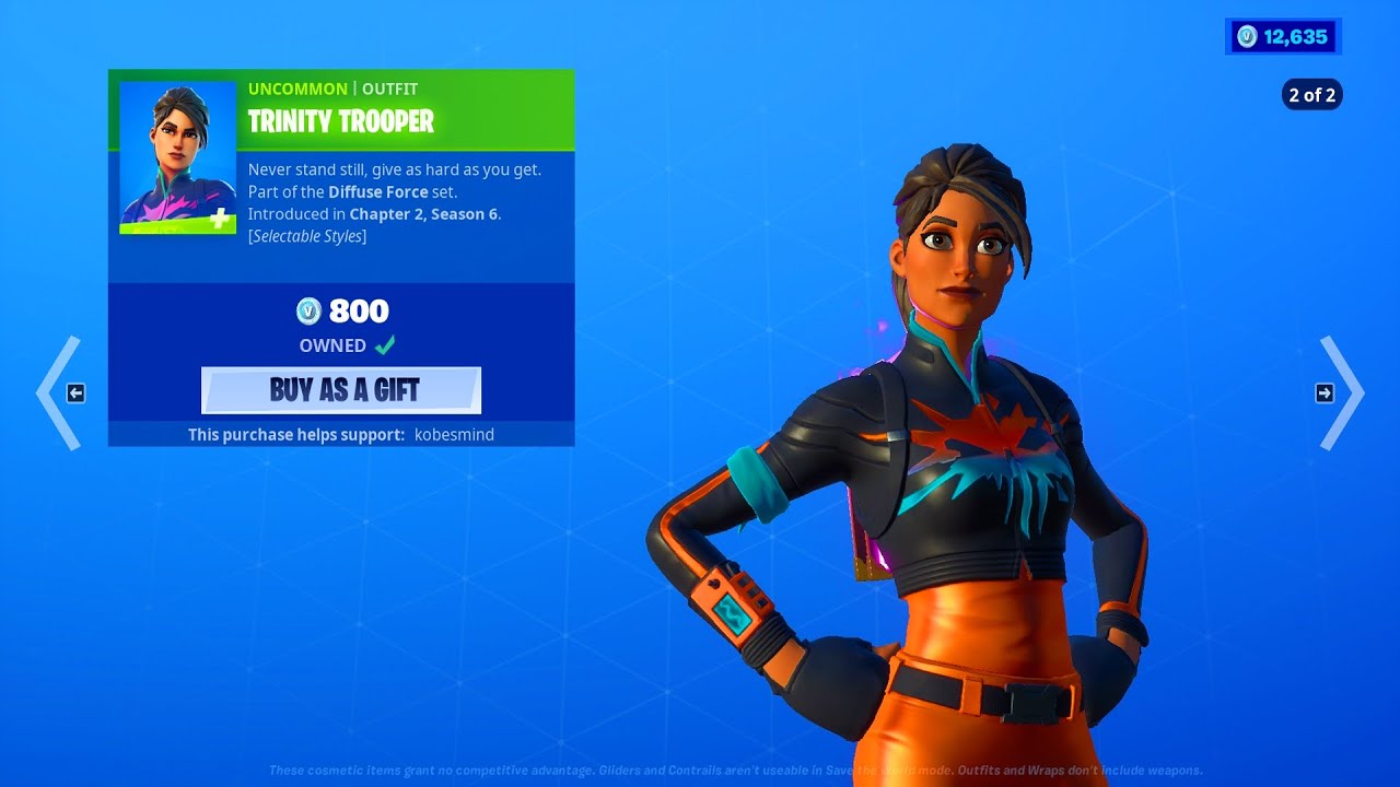 *NEW* Trinity Trooper Skin Is Cheap & Has Edit Styles! (Fortnite Item ...