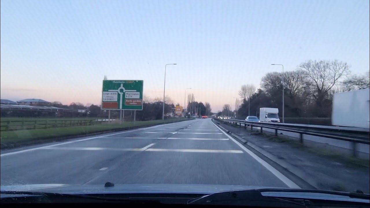 East Lancs A580, Golborne, Leigh, Astley, Little Hulton. - YouTube