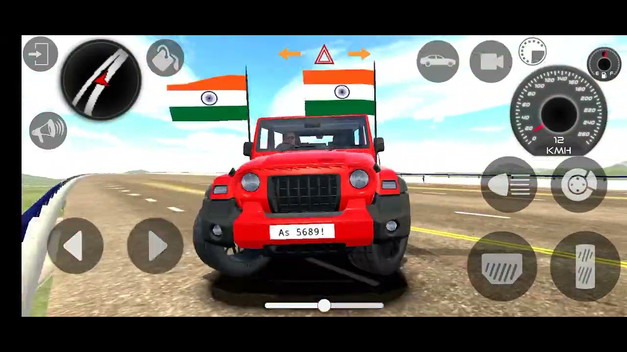 Indian car driving with thar independence day🇮🇳 - YouTube
