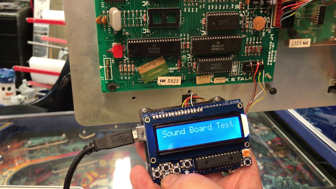Squawk & Talk Pinball Sound Board #1 - Interface - YouTube