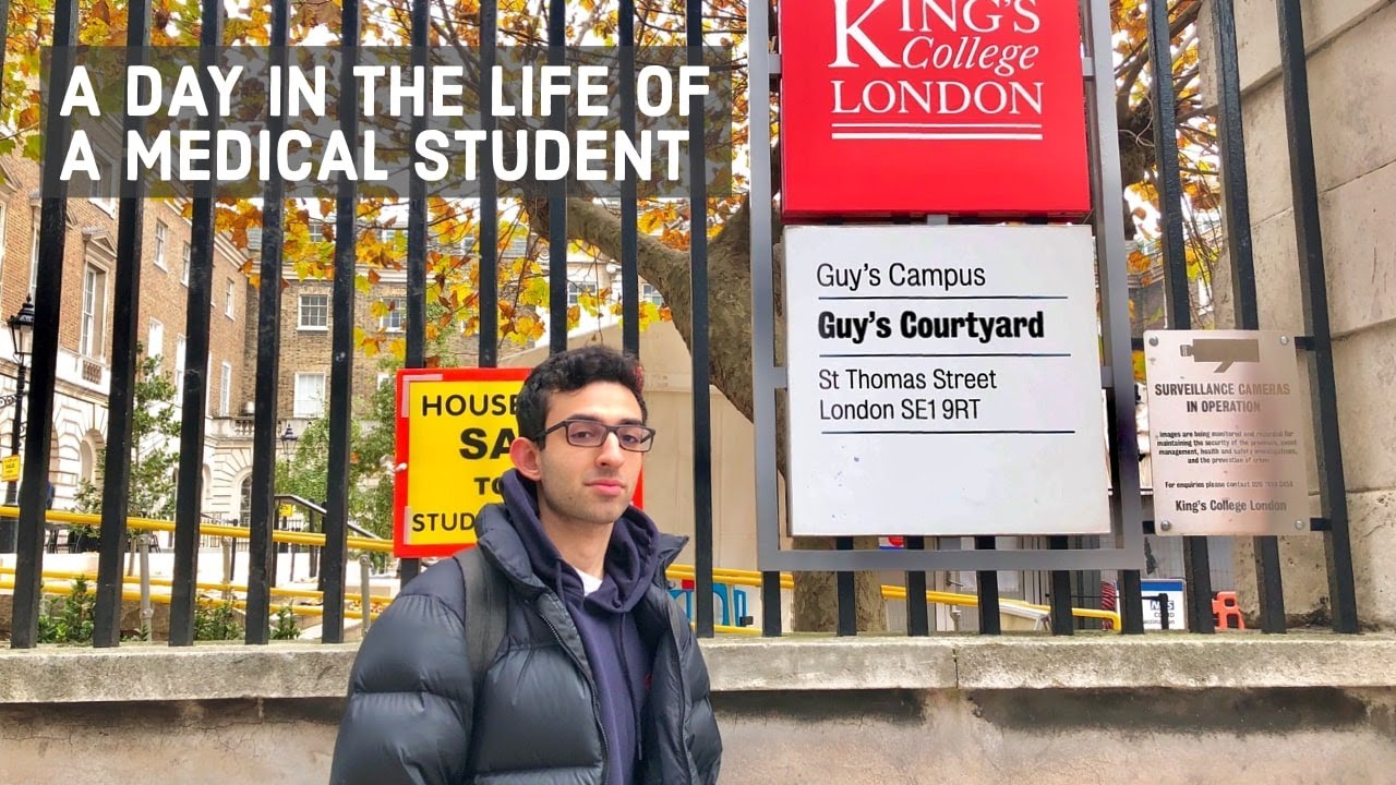 A Day in the Life of a London Medical Student (KCL) - YouTube