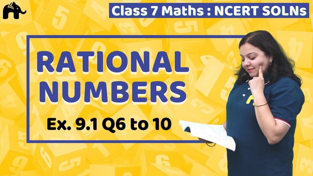 Rational Numbers Class 7 Maths | Chapter 9 Ncert Solutions Exercise 9.1 ...
