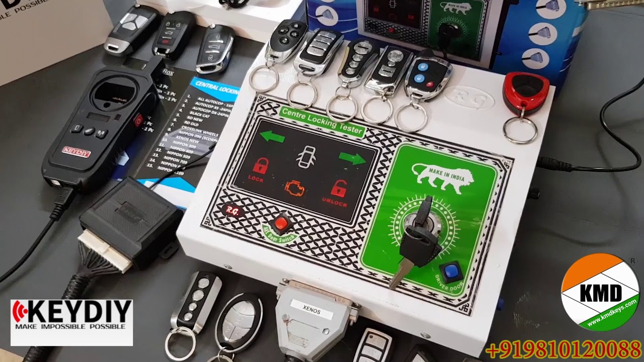 KMD RG CENTRAL LOCKING TESTER - YouTube