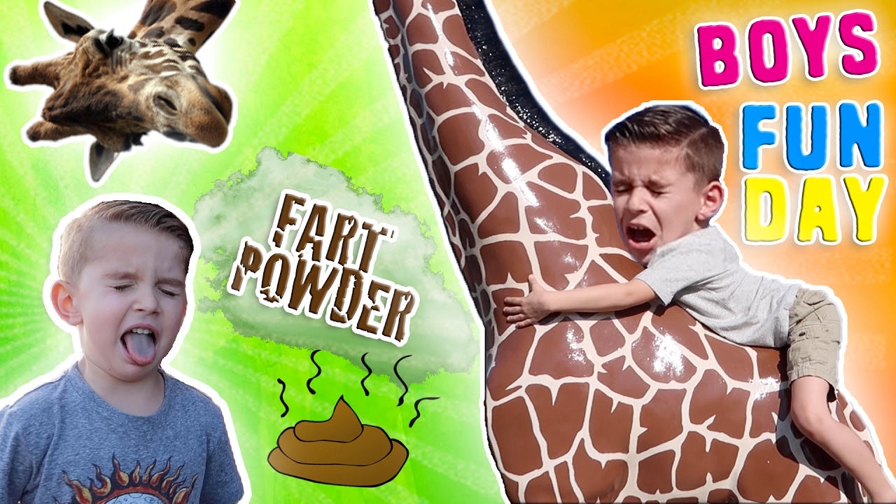 RIDING GIRAFFES!!! Sour Candy, Jelly Alligators & Flying Fart Powder ...