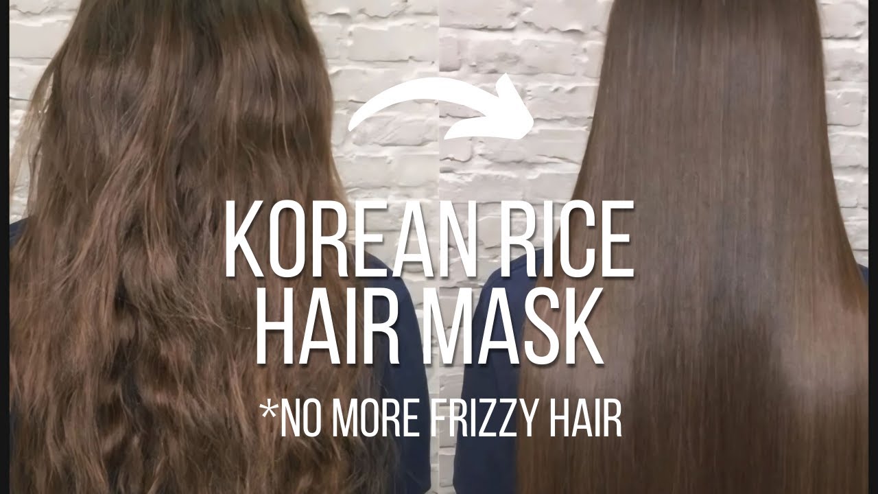 How to make Korean rice hair mask at home || korean rice hair mask for ...