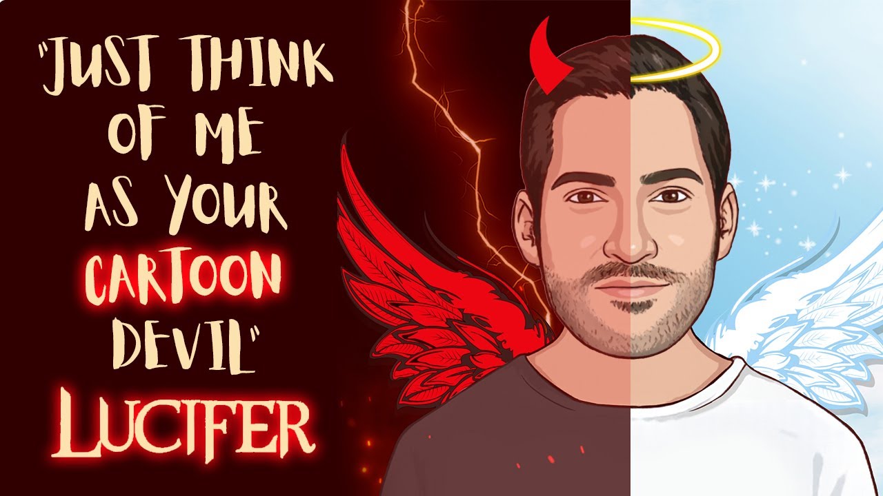 Lucifer S6E3 Cartoon Art Tutorial - YouTube
