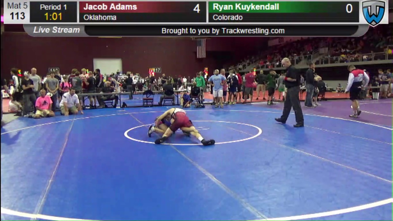 516 Cadet Men 113 Jacob Adams Oklahoma vs Ryan Kuykendall Colorado ...
