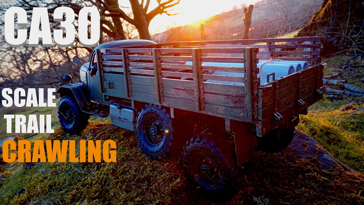 King Kong CA30 | Scale RC Crawler Rocky, Muddy Trail Run - YouTube