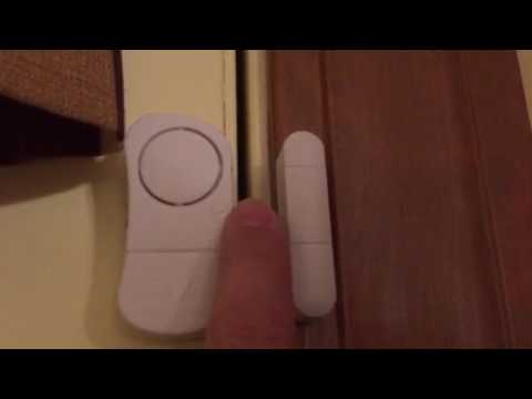 How to install door security device - YouTube
