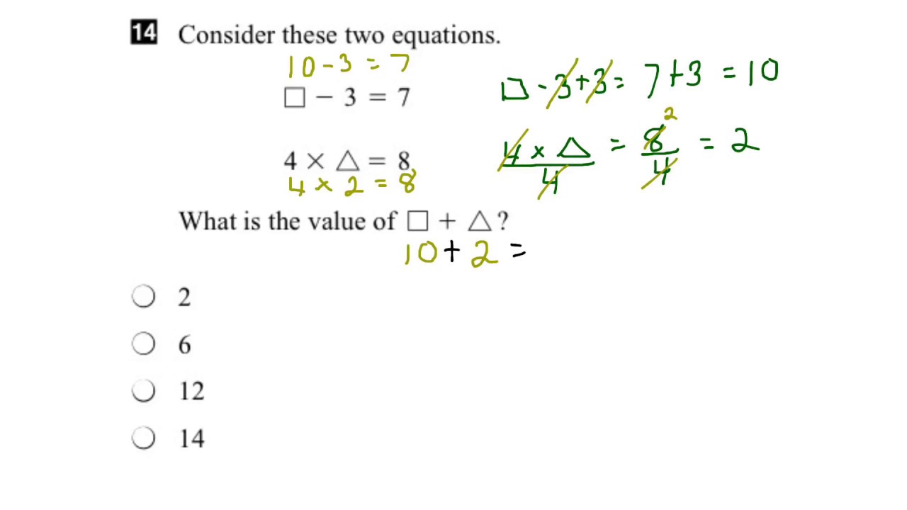 EQAO Grade 6 Math 2016 Question 14 Solution YouTube EQAO Grade 6 Math 2016 Question 14 Solution YouTube
