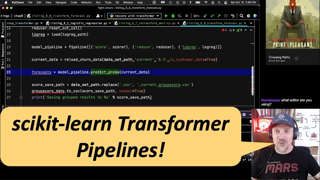 scikit-learn Transformer Pipelines - YouTube