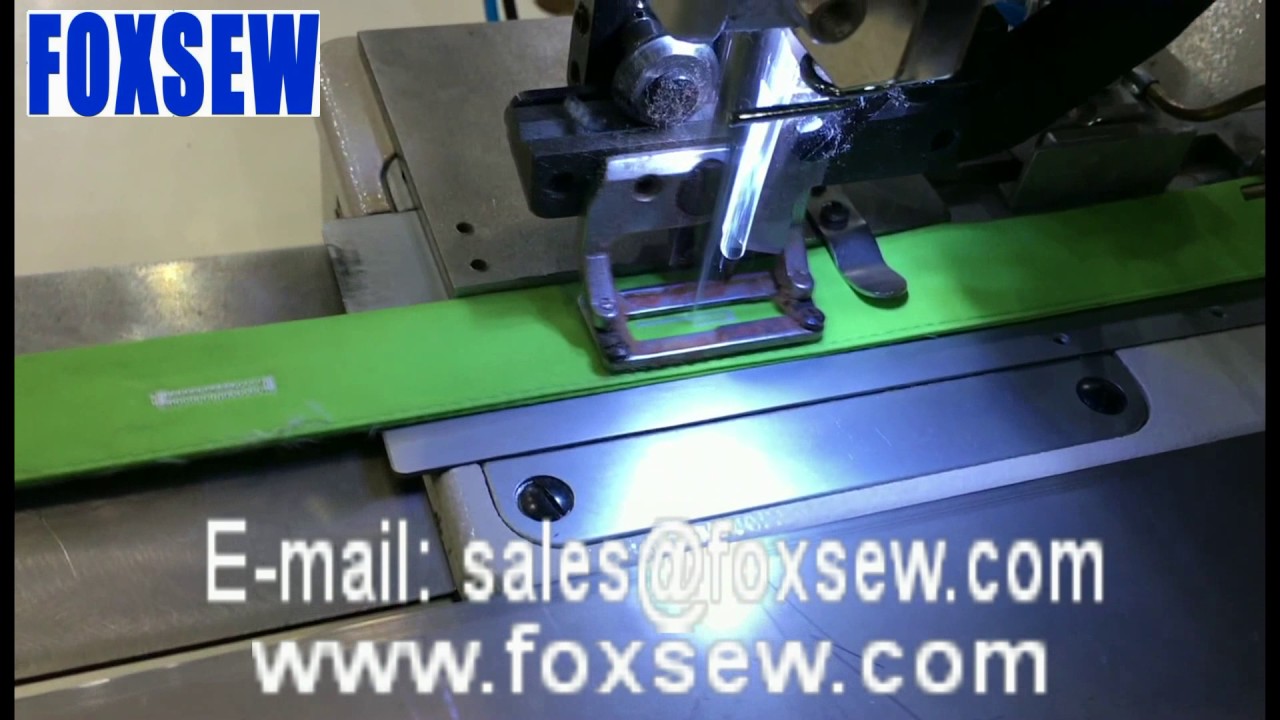 Fully Automatic Electronic Straight Button Hole Machine - YouTube