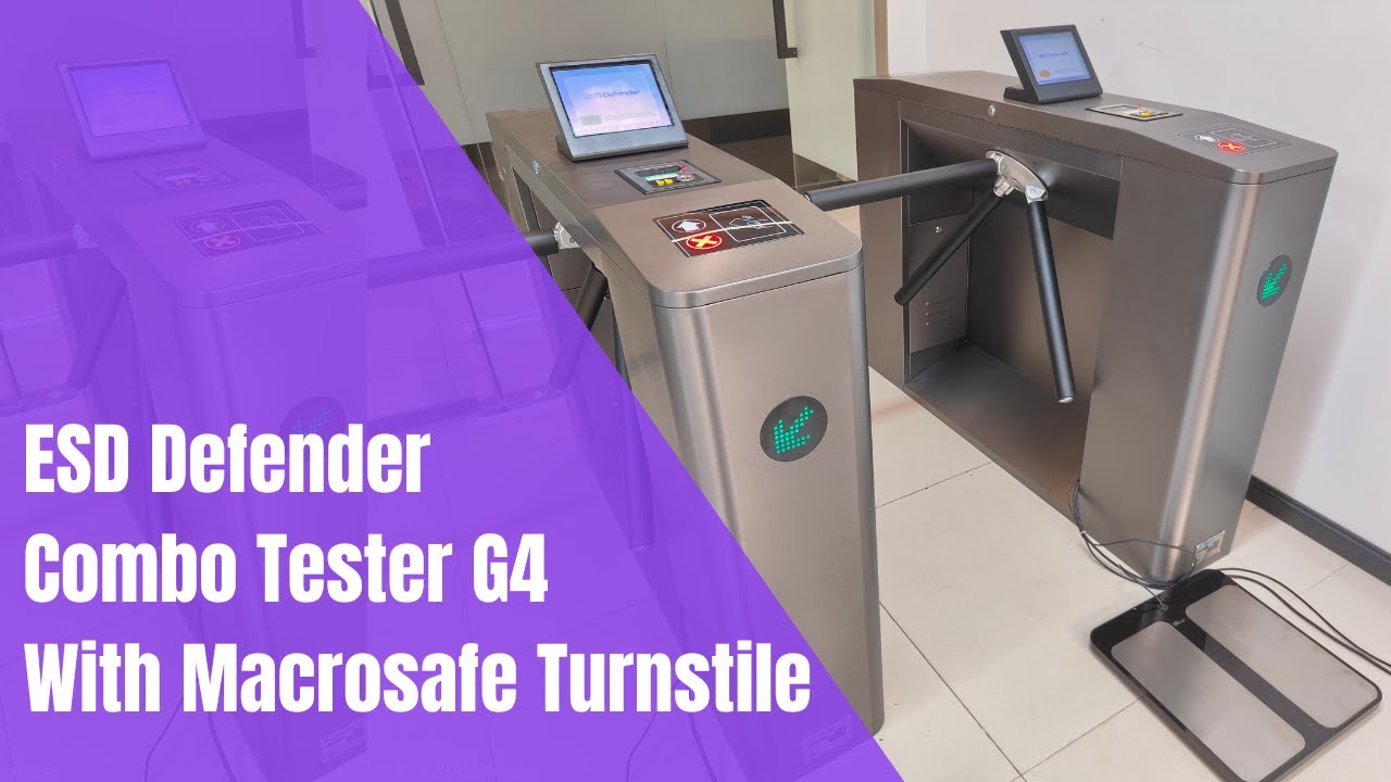 ESD Turnstile Poduct Overview: ESD Defender Combo Tester G4 with ...