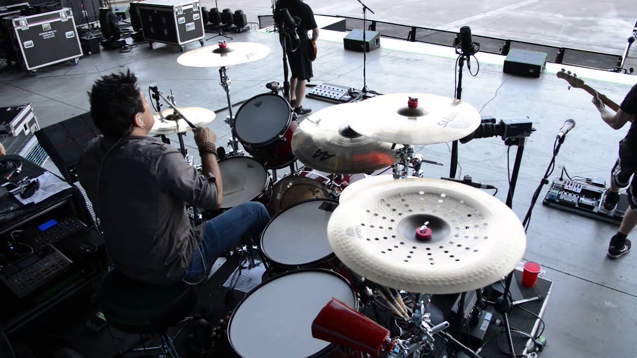 Drummer Rich Redmond performs "Crazytown" by Jason Aldean at Soundcheck ...