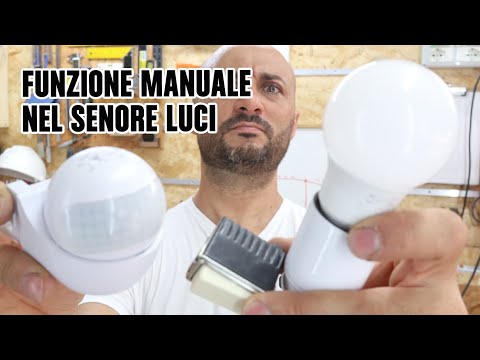 Aggiungere modalità manuale a un sensore luce di movimento