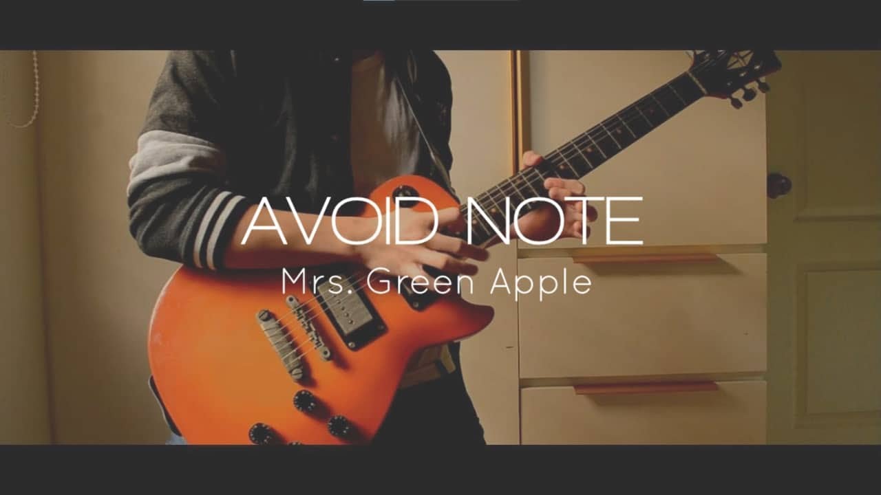 Mrs. Green Apple「アボイドノート」Guitar Cover (Mrs. Green Apple - Avoid Note) - YouTube