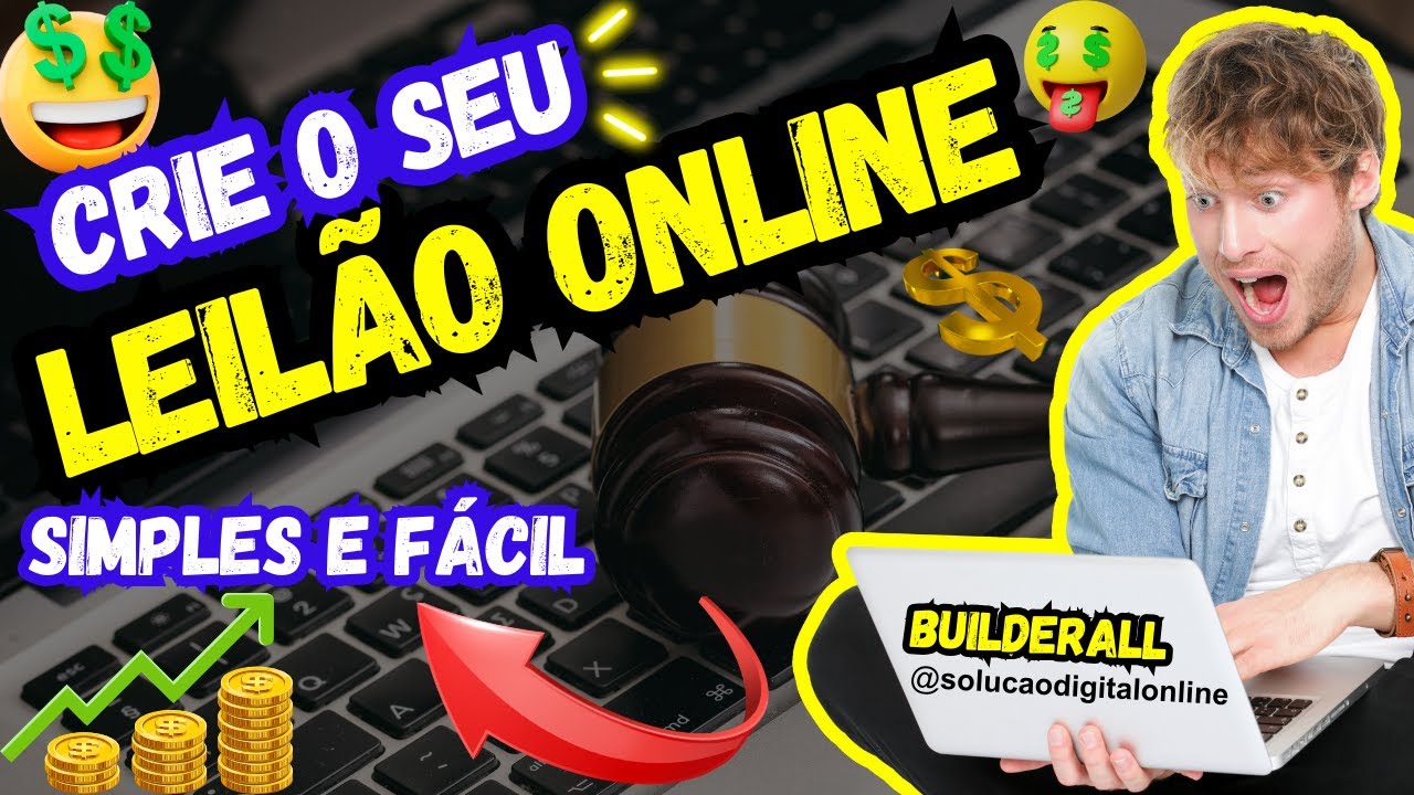 🏆 LEILÃO ONLINE📛 COMO CRIAR UM SISTEMA DE LEILAO ONLINE Simples e ...