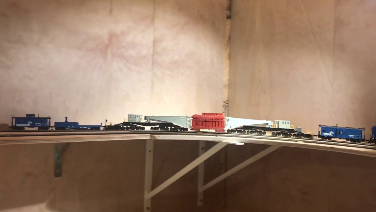 Schnabel car running the rails - YouTube