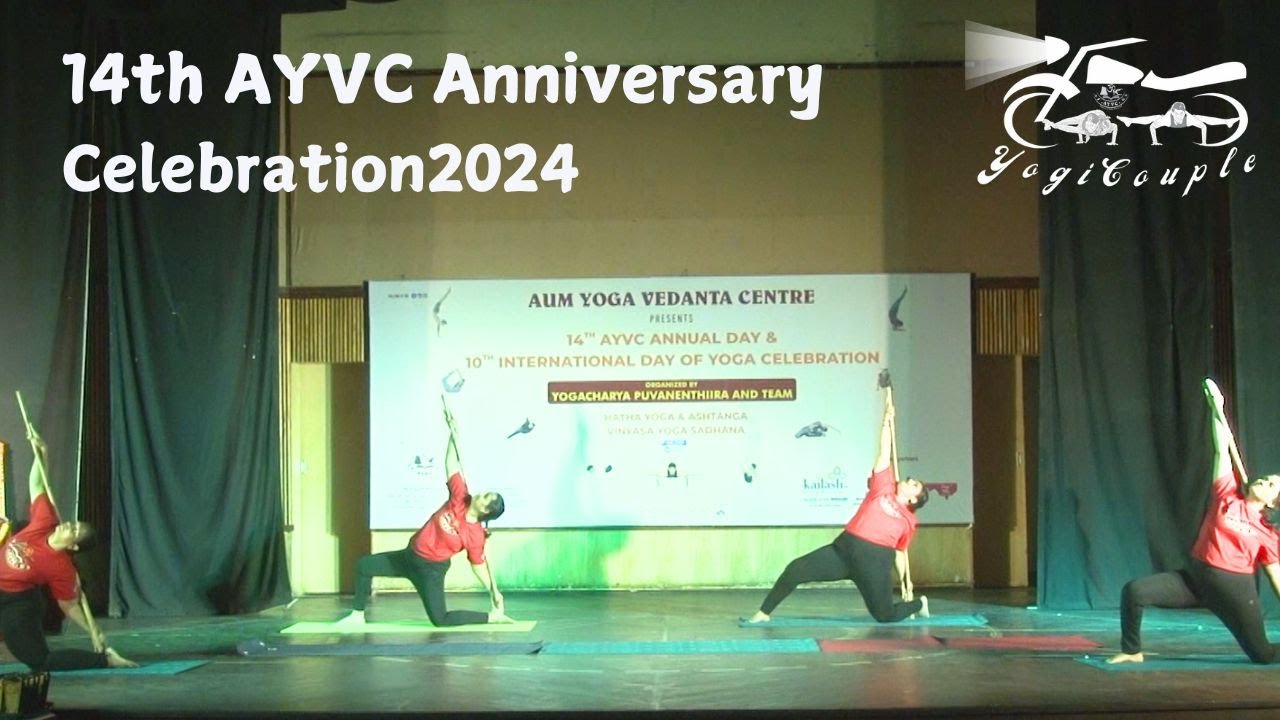 14th AYVC's Annual Day Celebration 2024 I Yogasana demo with bamboo ...