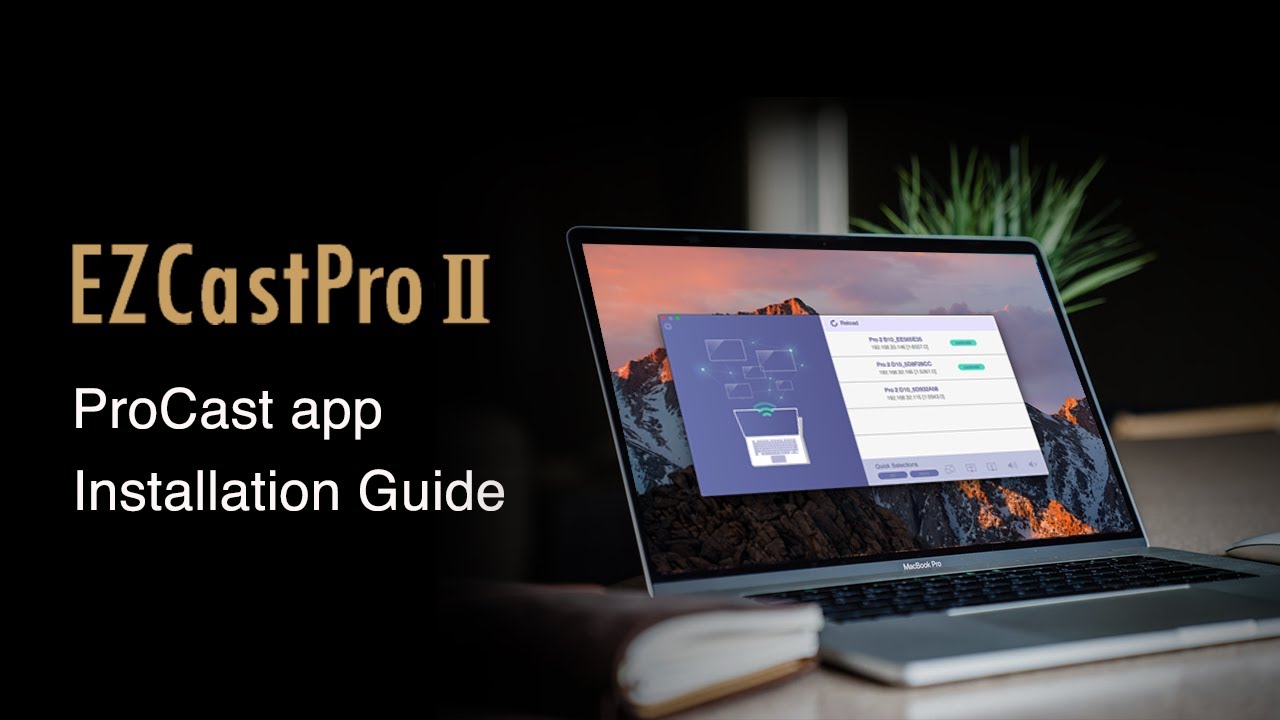 How to setup wireless multiscreens from your laptops with ProCast app ...