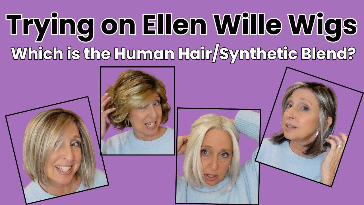 Low Density Ellen Wille Wigs with Little to NO Permatease - YouTube