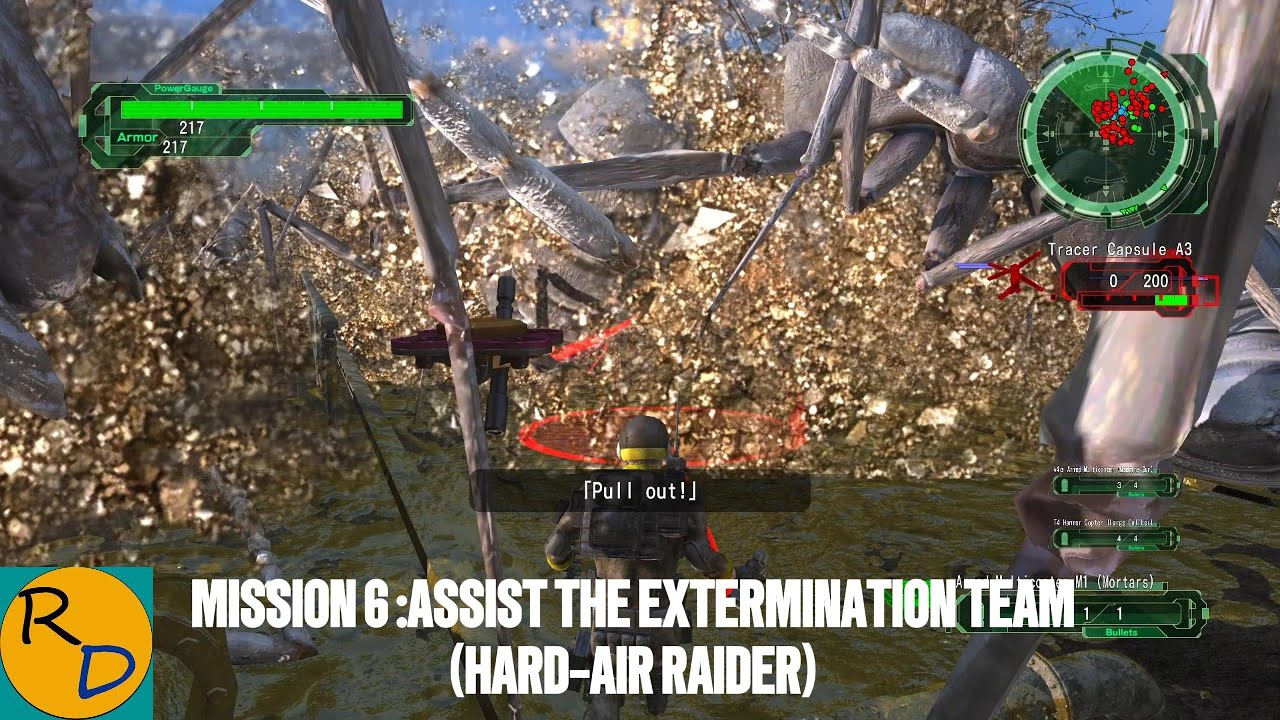 Earth Defense Force 6 MISSION 6- ASSIST THE EXTERMINATION TEAM (HARD ...