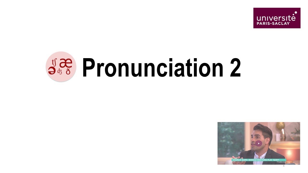 Pronunciation Video 2 - YouTube
