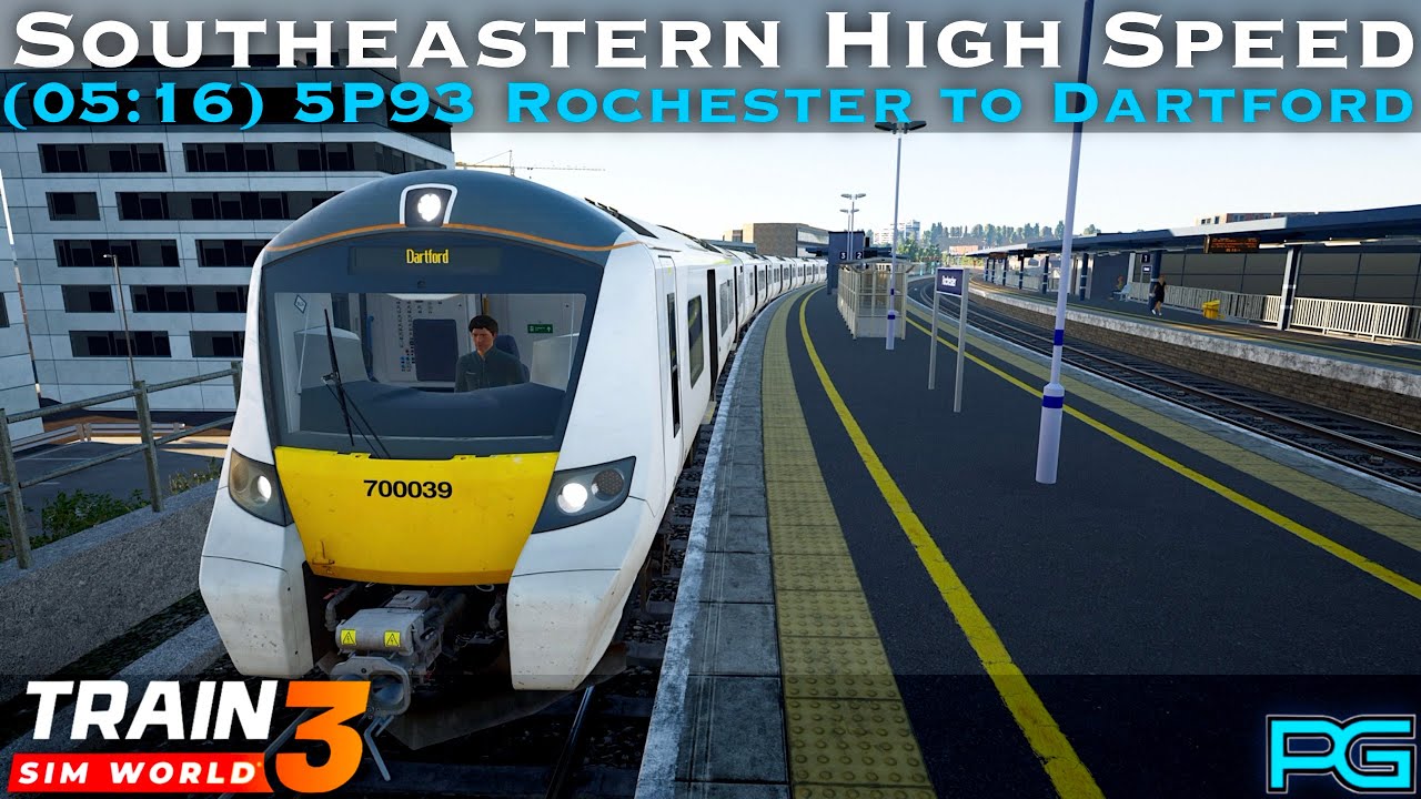 Train Sim World 3 - Southeastern High Speed - (05:16) 5P93 Rochester to ...