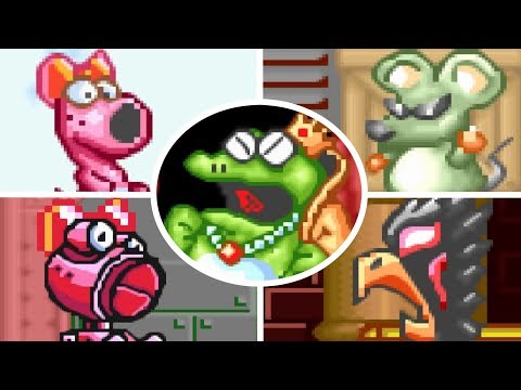 Super Mario Advance - All Bosses (No Damage)