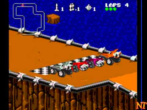 Rock N' Roll Racing-Super Nintendo-Parte 5 - YouTube