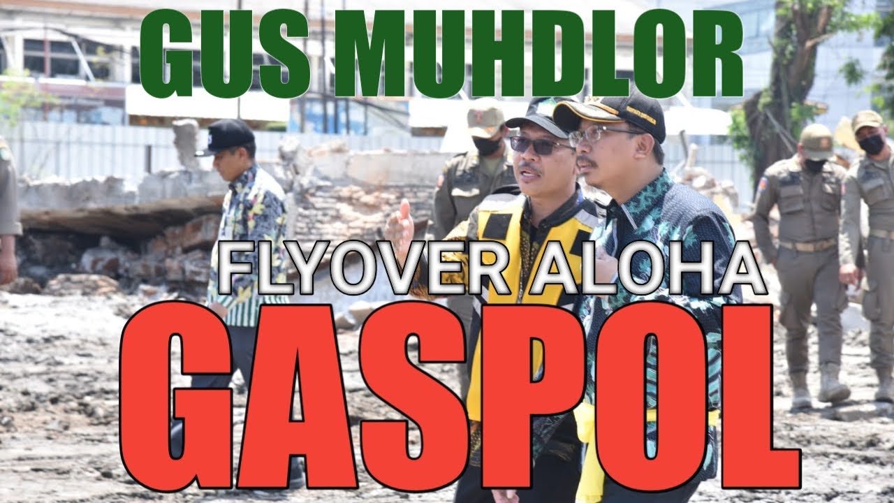 Bupati Sidoarjo Ahmad Muhdlor Ali Geber Flyover Aloha-Juanda - YouTube