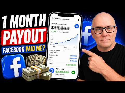 How much FaceBook paid me after 1 month. No BS!