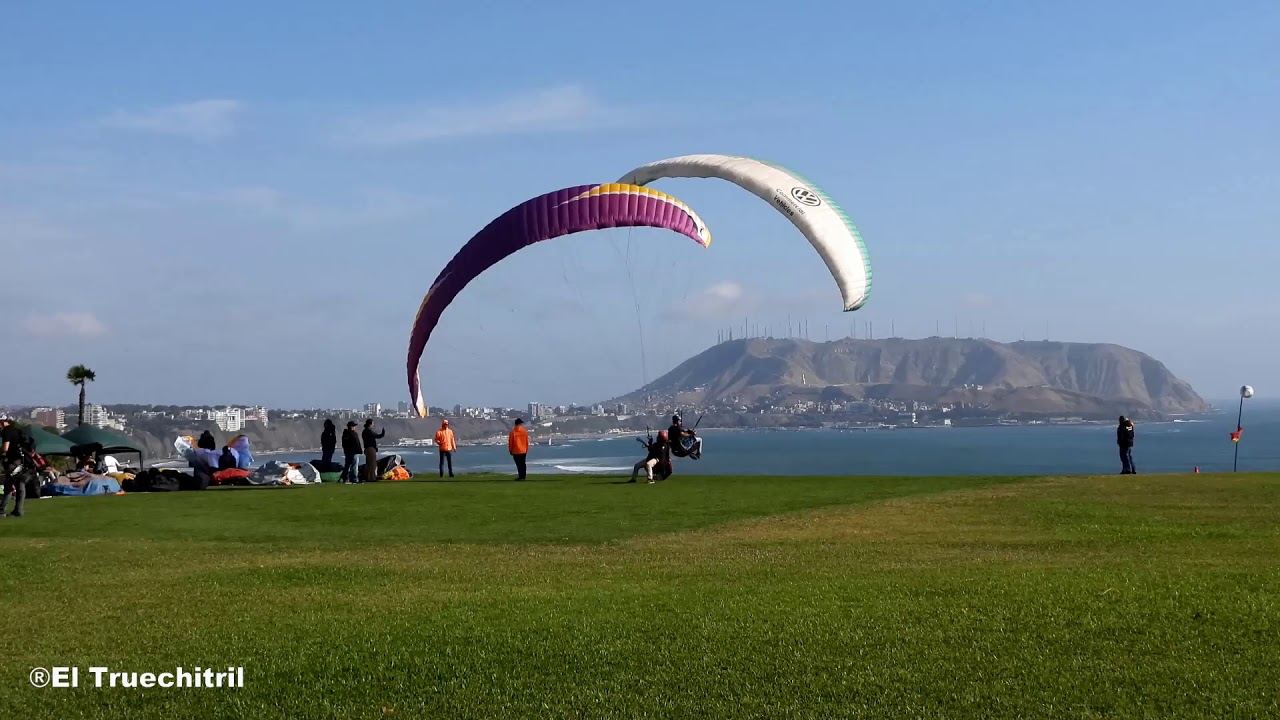 Parapente en Miraflores, Lima - Perú / Paragliding in Miraflores, Lima ...